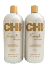 chi keratin duo shampoo & conditioner set 32 oz