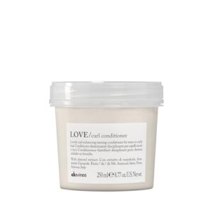 davines love curl conditioner | curly hair conditioner for hydrating + elasticizing curls | great for wavy and curly hair types | 8.77 fl oz