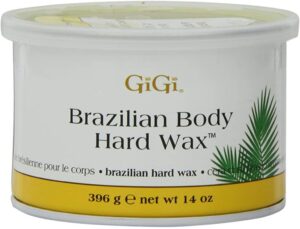 gigi tin brazilian body hard wax 14 ounce (pack of 2)