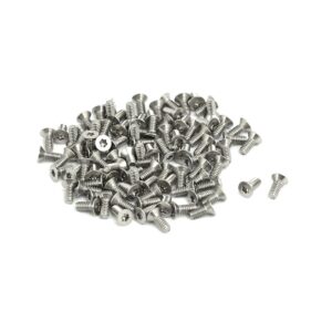 uxcell® m1.6x4mm t4 304 stainless steel flat torx head screw 100pcs