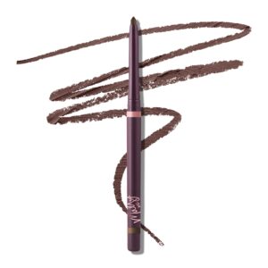 mally beauty evercolor gel waterproof eyeliner - walnut - creamy long-lasting smudge-proof gel formula - retractable eye liner