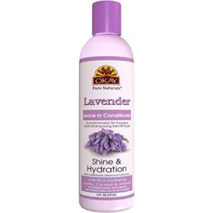 okay leave in conditioner, lavender, 8 fl oz