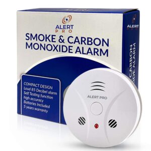 smoke and carbon monoxide detector combo unit battery operated smoke co alarm with self test button