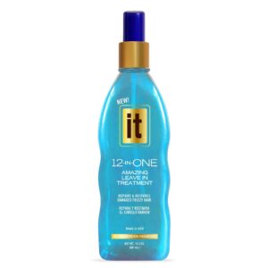 12-in-one amazing leave-in hair treatment spray - infused with abyssinian oil to hydrate smooth and nourish hair - conditioner spray strengthens and protects dry & damaged hair