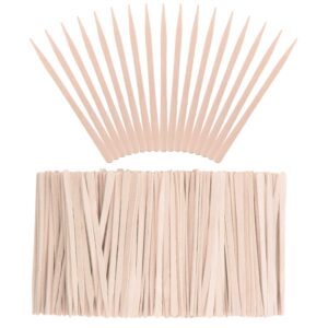 whaline 400 pieces small wax sticks wood spatulas applicator craft sticks for hair eyebrow removal