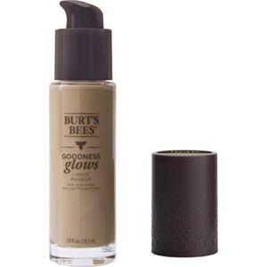 burt's bees goodness glows liquid makeup, honey - 1.0 ounce