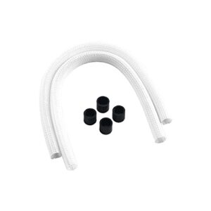 cablemod aio sleeving kit series 2 for nzxt kraken/corsair hydro pro/evga clc/evga gpu hybrid (white)