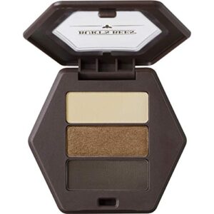 burt's bees 100% natural eye shadow palette trio, dusky woods - 0.12 ounce