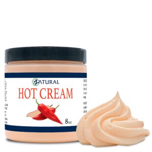 zatural hot cream relaxing cream muscle rub skin tightning lotion body wraps skin firming (8 ounce)