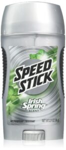 mennen speed stick antiperspirant and deodorant irish spring original, 2.7 ounce (pack of 4)