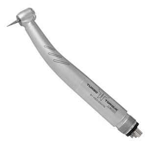 medidenta turbo torque 1200 mini head – high-speed dental handpiece, air free with less vibration for painless procedures, 20 watts of constant cutting power