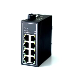 wiwav wdh-8et-dc 10/100mbps unmanaged 8-port industrial ethernet switches with din rail/wall-mount (ul listed, fanless, -30°c~75°c)