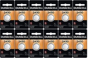 12-pack duracell 2430 batteries 3.0 volt lithium coin button