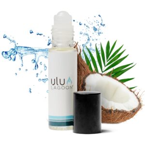 ulu lagoon roll-on perfume - travel-sized coconut surf wax fragrance, easy-to-use and carry, universal scent - ideal gift for beach lovers!