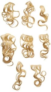 hairdo 8 piece wavy hair extension kit, swedish blonde, 18 inch by hairuwear