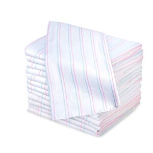 everydayspecial receiving hospital blanket for new born baby infant swaddling 36"x38" pack of 12