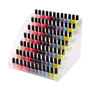 7 tiers essential oils nail polish rack acrylic lipstick holder display stands dropper bottle organizers wide tall dresser balls commodity goods shelf for store shop countertop checkout counter case