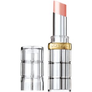 l'oreal paris makeup colour riche shine lipstick, shining peach, 0.1 oz.