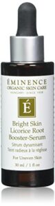 eminence organic skincare bright skin licorice root booster serum, 1 ounce