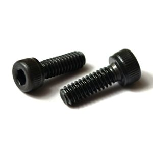 m1.4 alloy steel hex socket head cap screws,12.9 grade,full thread,metric,knuled head bolt black 50pcs (m1.4 x 12mm)