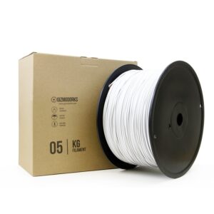 gizmo dorks pla filament for 3d printers 3mm (2.85mm) 5kg, white