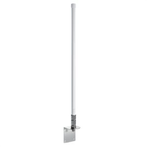 proxicast 10 dbi high gain 4g / lte, 5g wideband fixed mount fiberglass outdoor omnidirectional antenna for verizon, at&t, t-mobile & other cellular networks or wifi router/access points (ant-127-002)