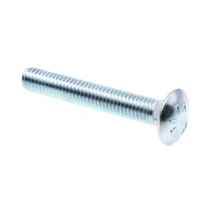 prime-line 9063649 carriage bolts, 3/8 in.-16 x 2-1/2 in., a307 grade a zinc plated steel (50 pack)