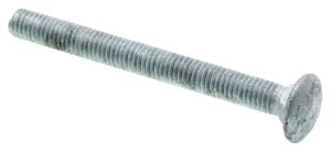 prime-line 9063837 carriage bolts, 3/8 in.-16 x 4 in., a307 grade a hot dip galvanized steel (25 pack)