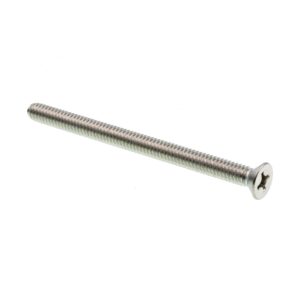 prime-line 9002125 machine screws, flat head, phillips drive, 1/4 in.-20 x 3-1/2 in., grade 18-8 stainless steel (15 pack)