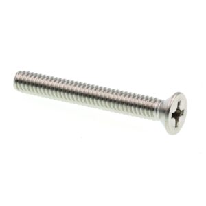 prime-line 9002013 machine screws, flat head, phillips drive, 1/4 in.-20 x 2 in (50 pack)