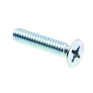 prime-line 9001880 machine screws, flat head, phillips drive, 1/4 in.-20 x 1-1/4 in., zinc plated steel (100 pack)