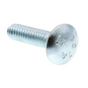 prime-line 9062146 carriage bolts, 1/4 in.-20 x 1 in., a307 grade a zinc plated steel (100 pack)