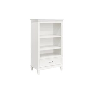 namesake darlington assembled bookcase in warm white