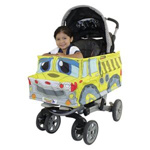 dump truck stroller costume turns stroller into a baby, toddler ride on car toy