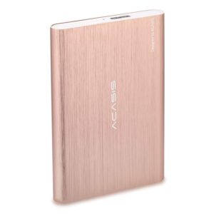 acasis hdd 2.5" 160gb portable external hard drive usb3.0 hard disk storage devices for pc,laptop,mac,ps4, xbox one (gold)