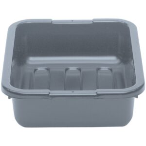 cambro 15" x 20" plastic bus boxes, 12pk gray 1520cbp-180