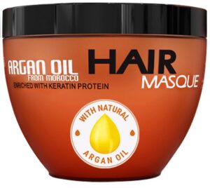 moroccan argan oil hair mask - sulfate free, anti frizz hydrating care for women and men - deep moisturizing conditioner treatment for color treated, curly, damaged, frizzy and dry hair