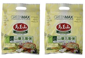 greenmax - yam & multi grains cereal 14.8oz (pack of 2)