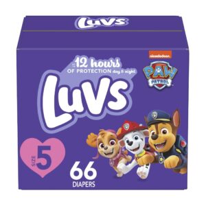 luvs diapers size 5 66 count