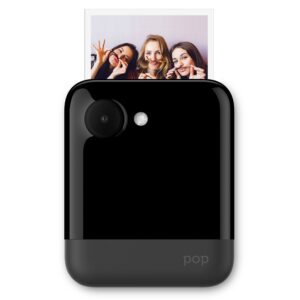 zink polaroid pop 3x4" instant print digital camera with zink zero ink printing technology - black (discontinued)