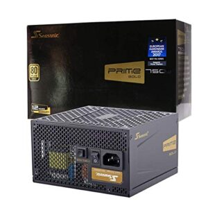 seasonic prime gx-750 | 750w | 80+ gold | full modular | low noise | premium japanese capacitor | 12 year warranty | nvidia rtx 30/40 super & amd gpu compatible (ref. ssr-750gd2)