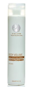 colure body volume conditioner repairs dry, damaged tresses. strengthens, preserves color-treated hair