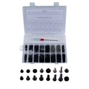 eowpower 800pcs laptop notebook computer screws replacement kit for pc hp ibm dell sony acer asus lenovo toshiba gateway samsung