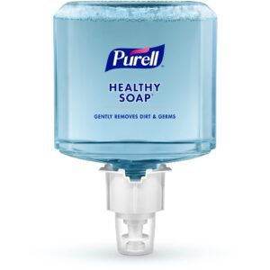 purell brand healthy soap foam, fresh scent, 1200 ml refill for purell es6 automatic soap dispenser (pack of 2) - 6477-02 - manufactured by gojo, inc.