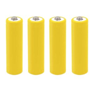 hisonde 4-pack aa battery placeholder cylinder aa size hot dummy fake battery setup shell