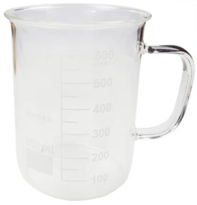 gsc international bkmg600 beaker mug 600ml borosilicate glass.