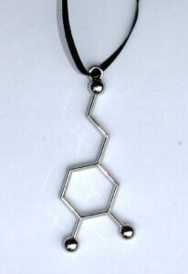 anatomology dopamine molecule ornament