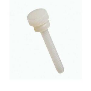 thumb screw, knurl, 8-32x1/2 l, pk10