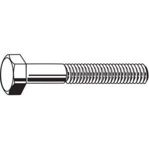 3/8"-16 x 4" grade 5 zinc plated unc (coarse) hex head cap screws, 10 pk.