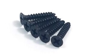 oil rubbed bronze wood screws 9 x 1 inch, 24 pack